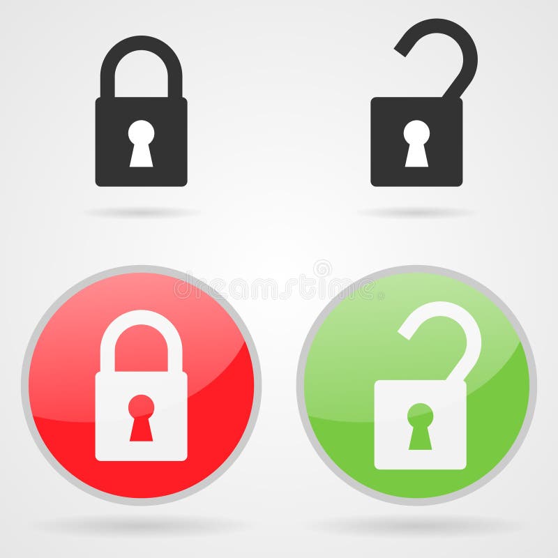 Vector locker set stock vector. Illustration of reflection - 38059686