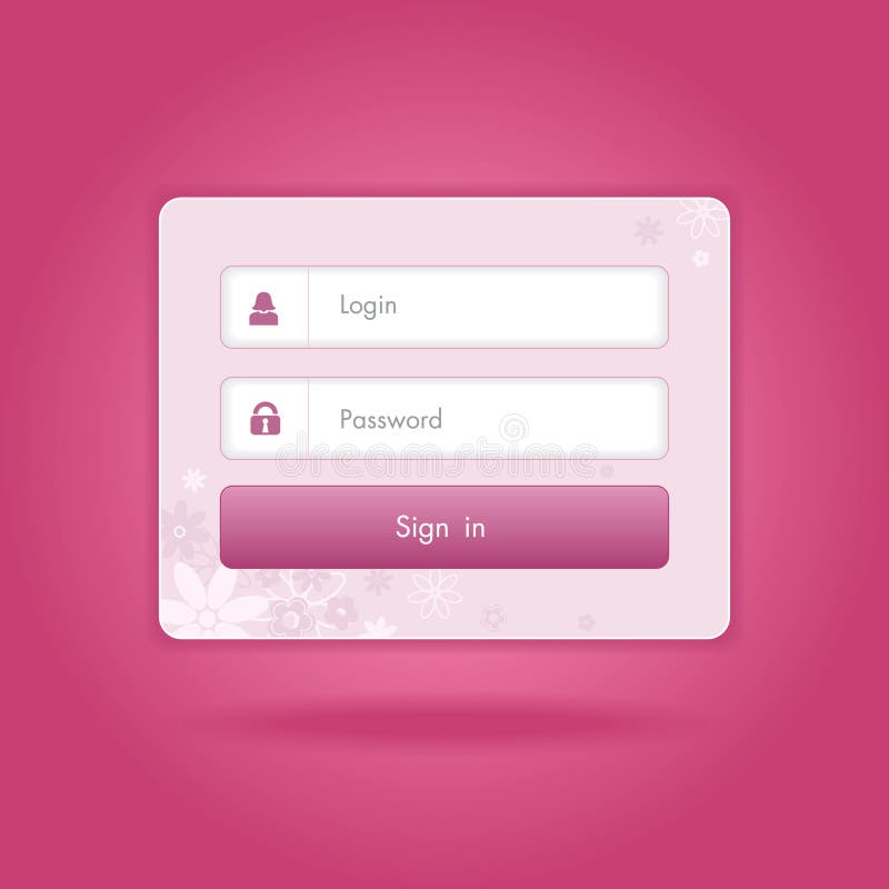 Vector login background stock vector. Illustration of lock - 30658817