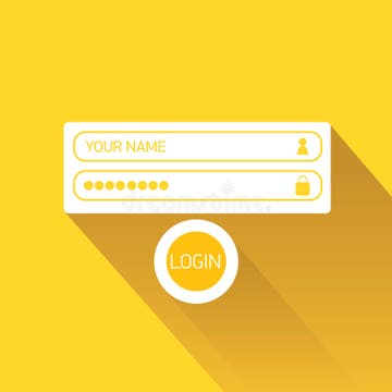Login Template Stock Illustrations – 18,565 Login Template Stock ...