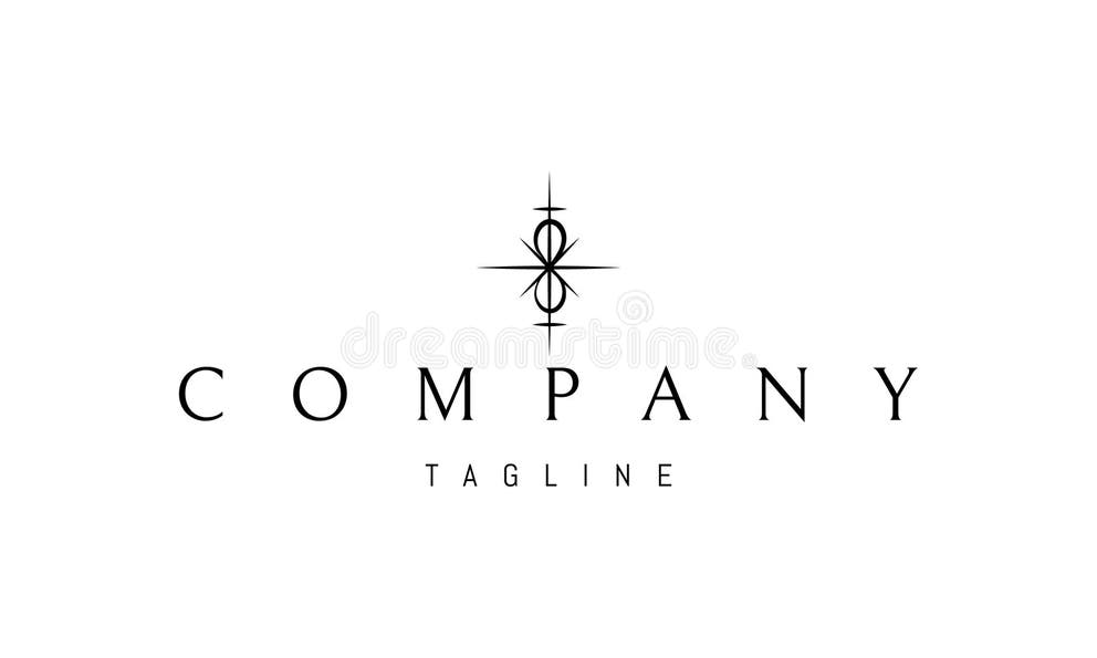 Vector Logo with an Abstract Image of a Star with an Infinity Sign ...