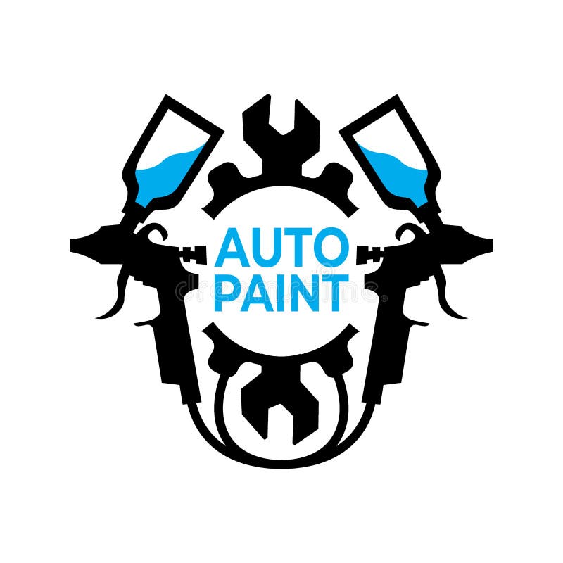 Vector Logo of Auto Repair, Airbrushing Service Stock Vector ...