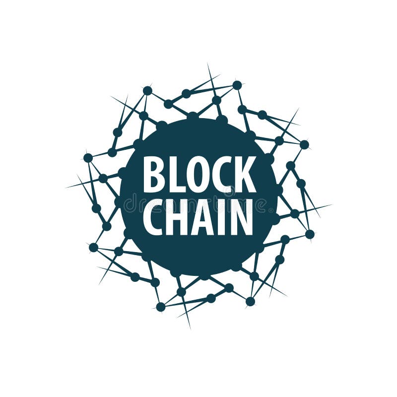 Vector logo blockchain stock vector. Illustration of database - 116893699