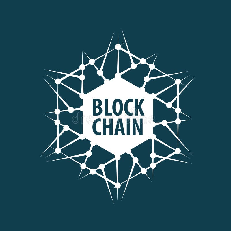Vector logo blockchain stock vector. Illustration of block - 116893876