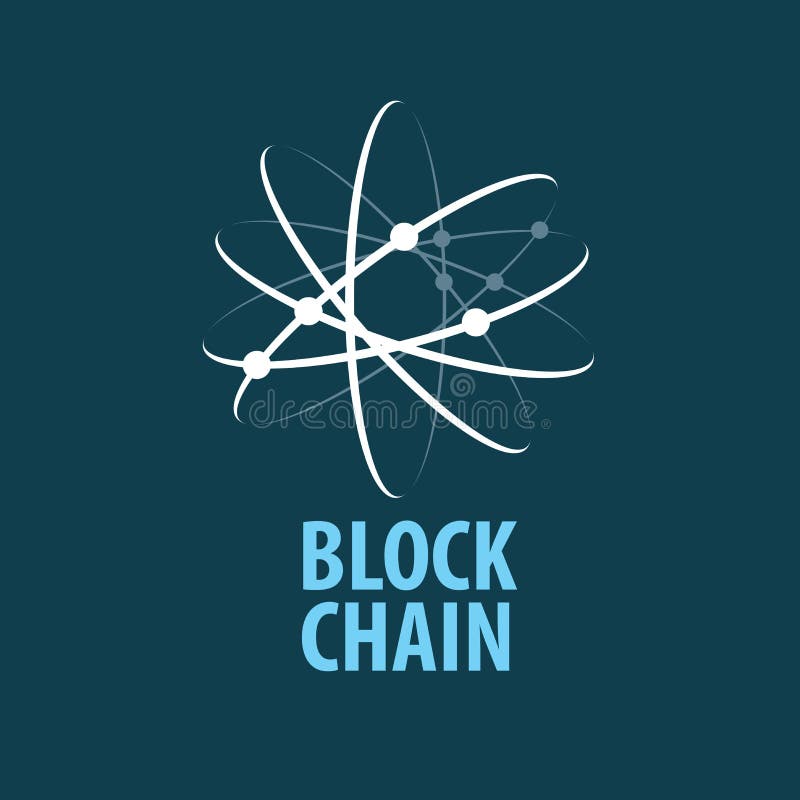 Vector logo blockchain stock vector. Illustration of cryptocurrency ...