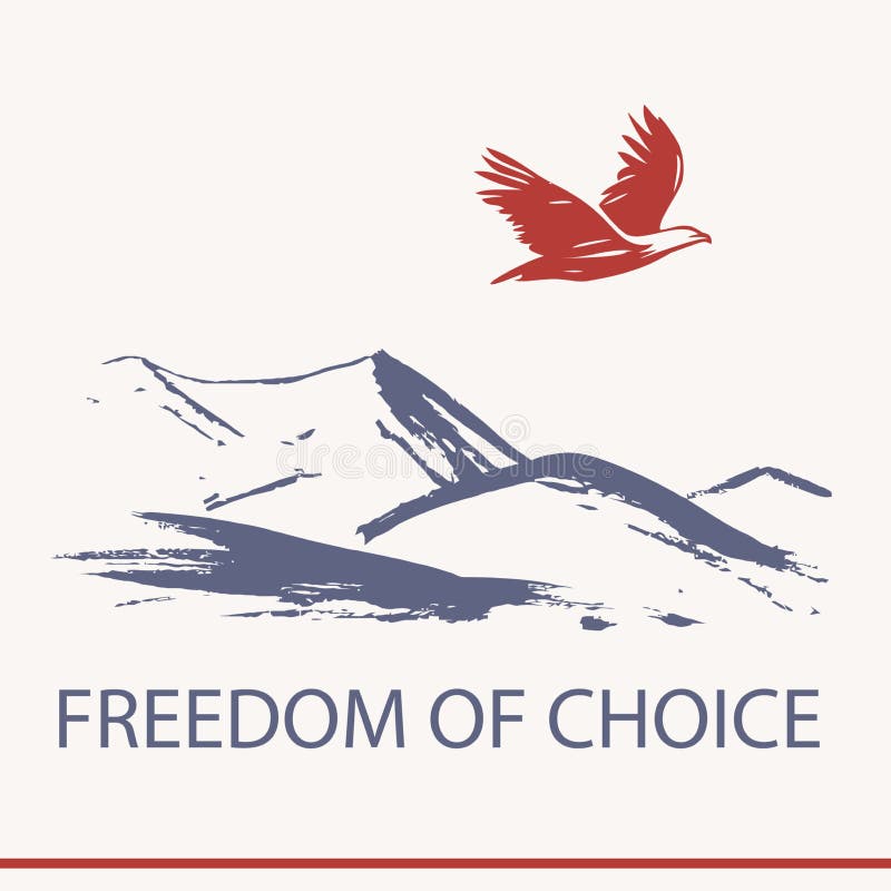 Freedom concept chart stock illustration. Illustration of chart - 16241999