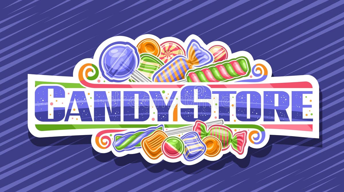 Candy Signage Stock Illustrations – 843 Candy Signage Stock ...