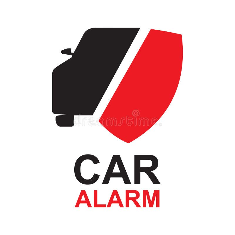 Vector Logo of the Car Alarm Installation Service Stock Vector ...