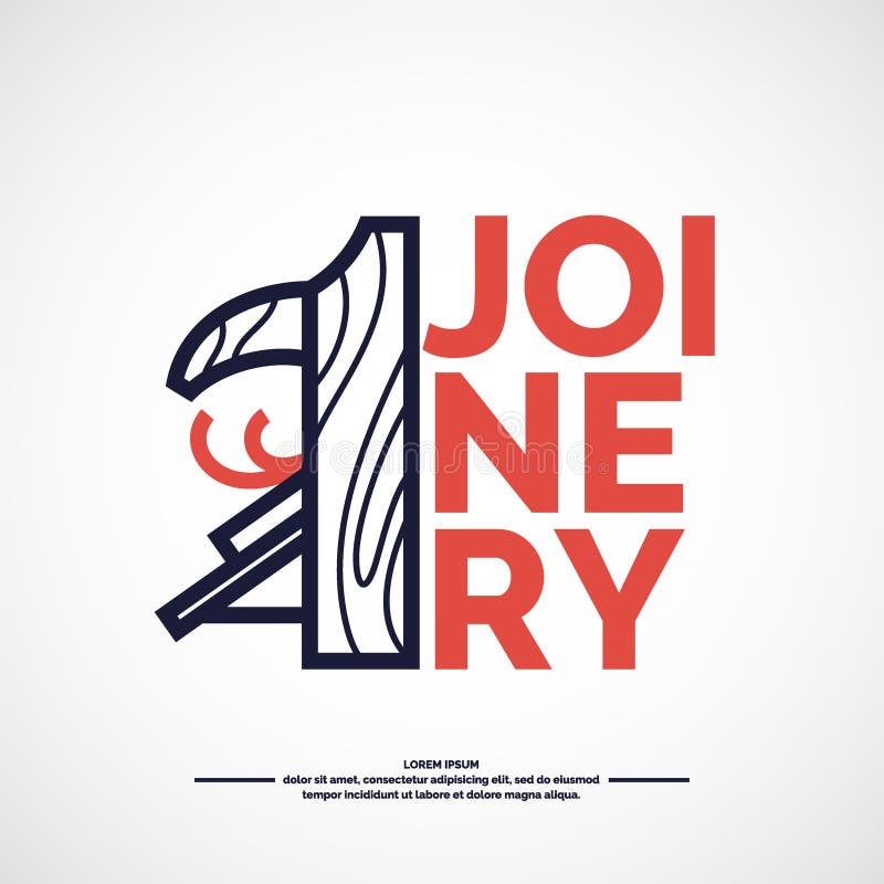 Joinery Logo. Woodwork, Carpentry Icon Or Label. Lettering Vector ...