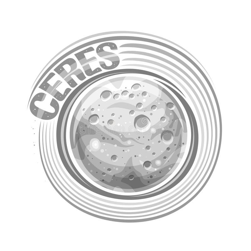 Vector logo for Ceres stock illustration. Illustration of cosmology ...