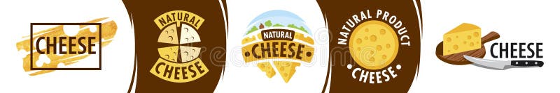Vector Logo of the Cheese Production Company Stock Illustration ...
