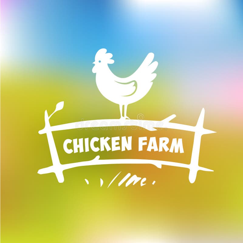 Vector Group of Animal Farm Label., Cow, Pig, Chicken. Logo. Stock ...