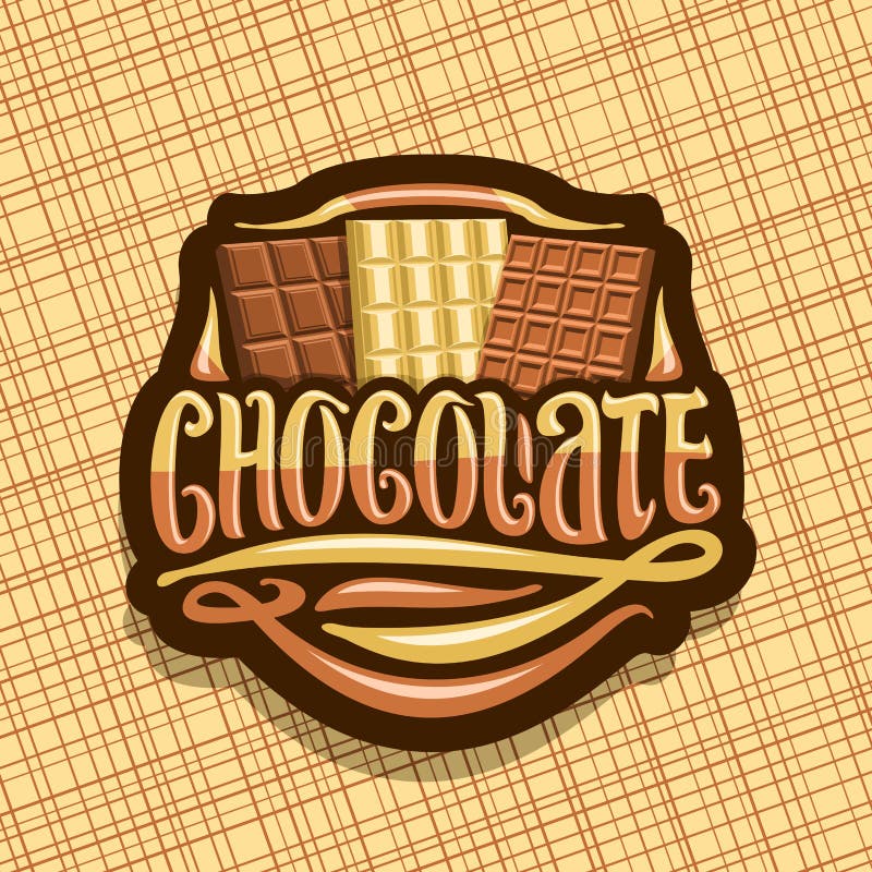 Vector logo for Chocolate stock vector. Illustration of candy - 129431496