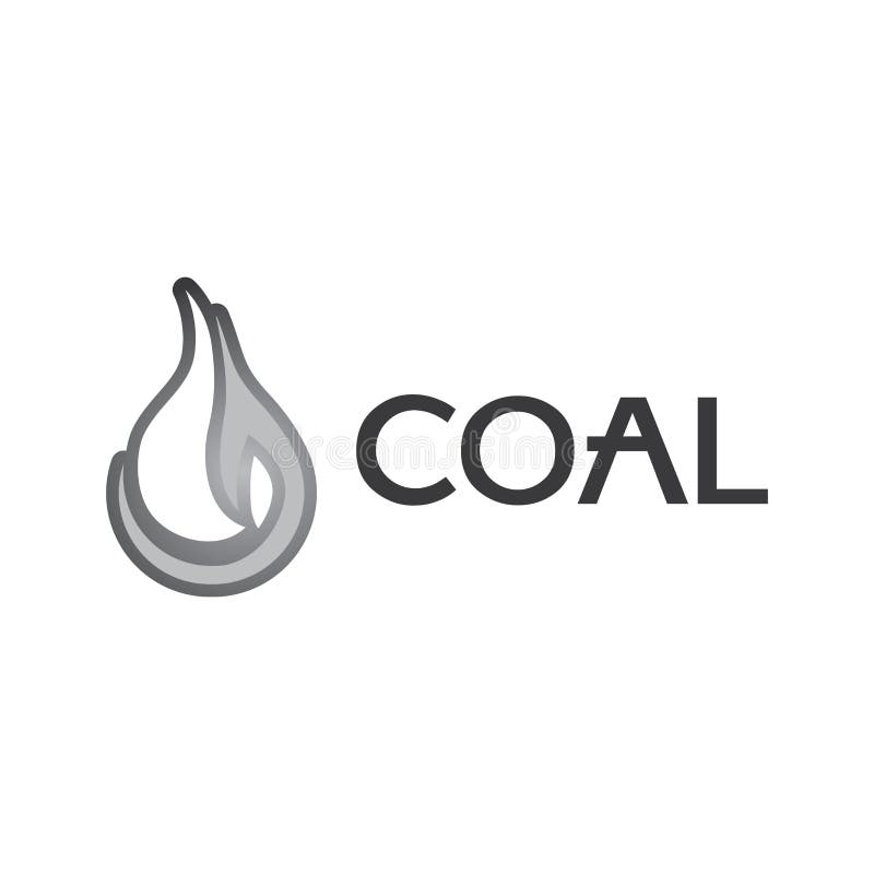 Vector Logo of Coal Mining and Sale Stock Illustration - Illustration ...