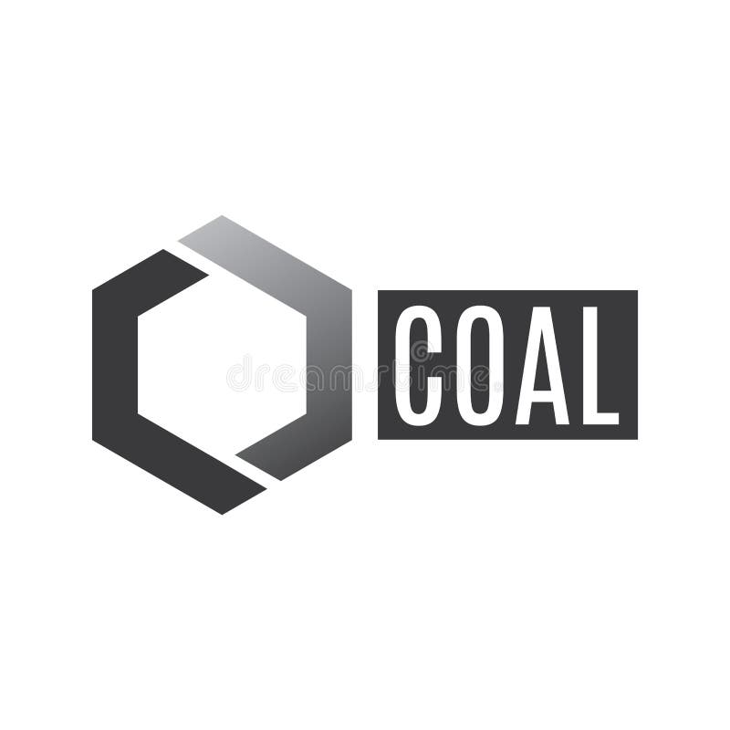 Vector Logo of Coal Mining and Sale Stock Illustration - Illustration ...