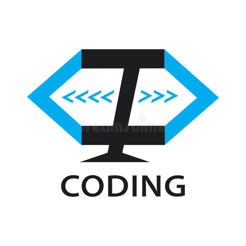 Vector Logo of Coding and it Companies Stock Illustration ...