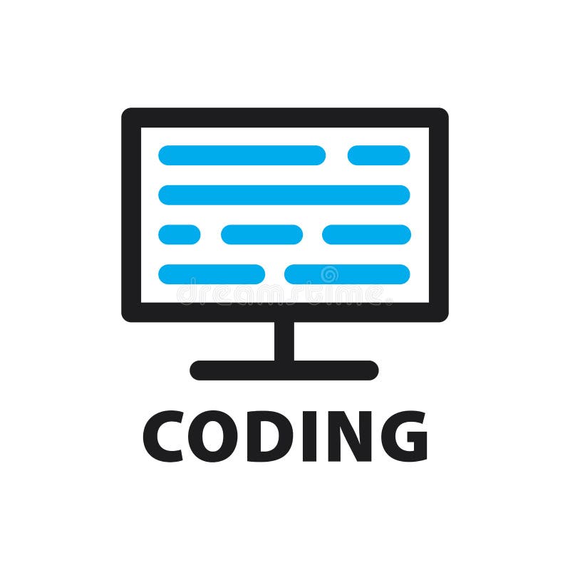 Vector Logo of Coding and it Companies Stock Illustration ...