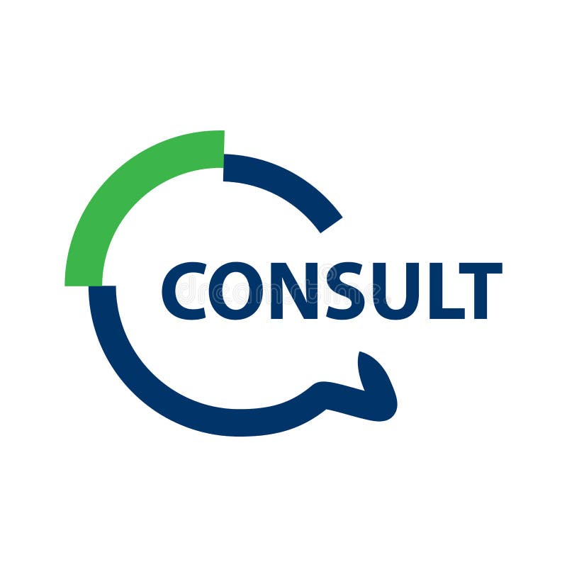 Vector Logo of the Consulting Service, Chat Stock Illustration ...