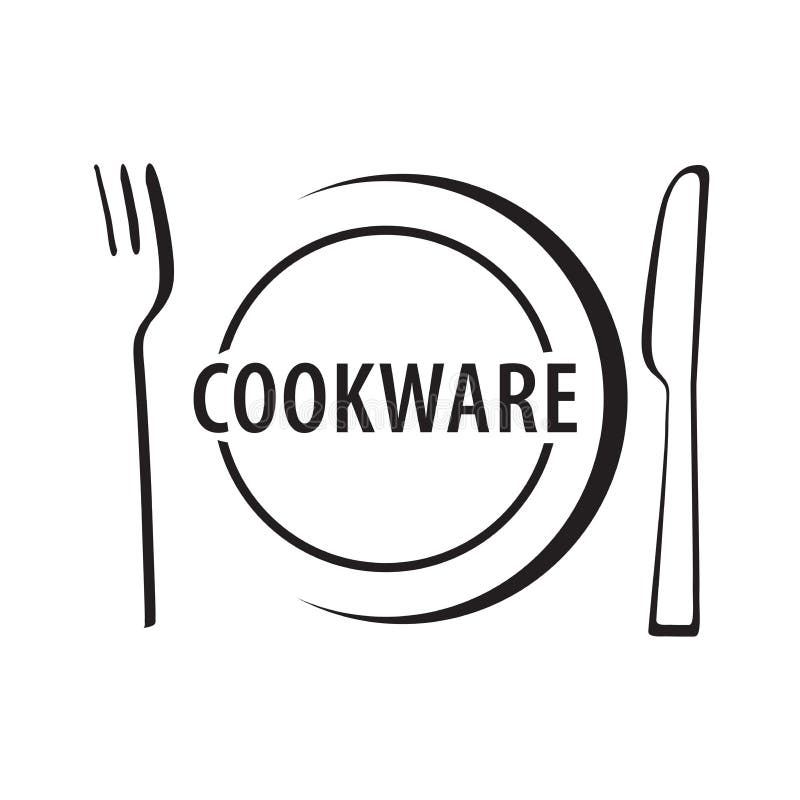 Vector Logo of the Cookware, Dining Utensils Store Stock Vector ...