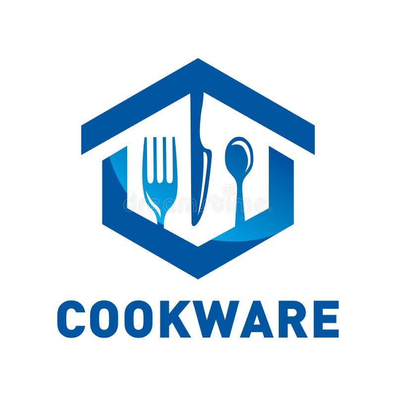Vector Logo of the Cookware, Dining Utensils Store Stock Vector ...