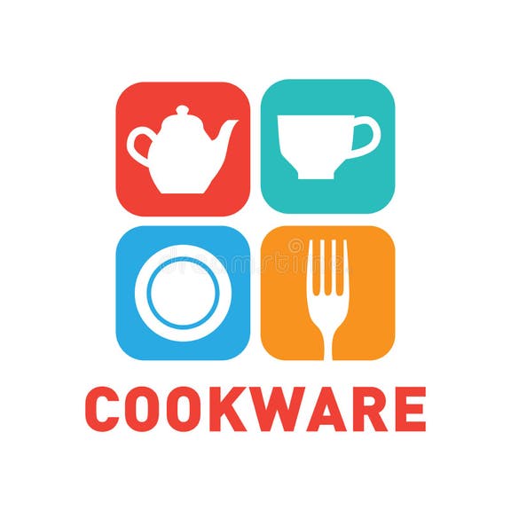 Vector Logo of the Cookware, Dining Utensils Store Stock Vector ...