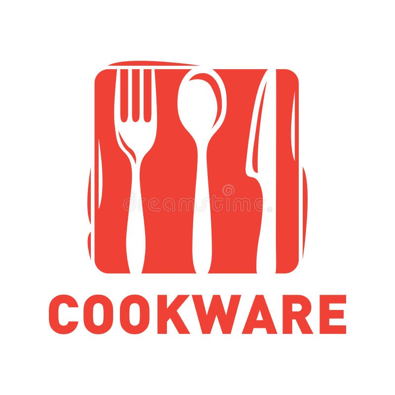 Vector Logo of the Cookware, Dining Utensils Store Stock Vector ...