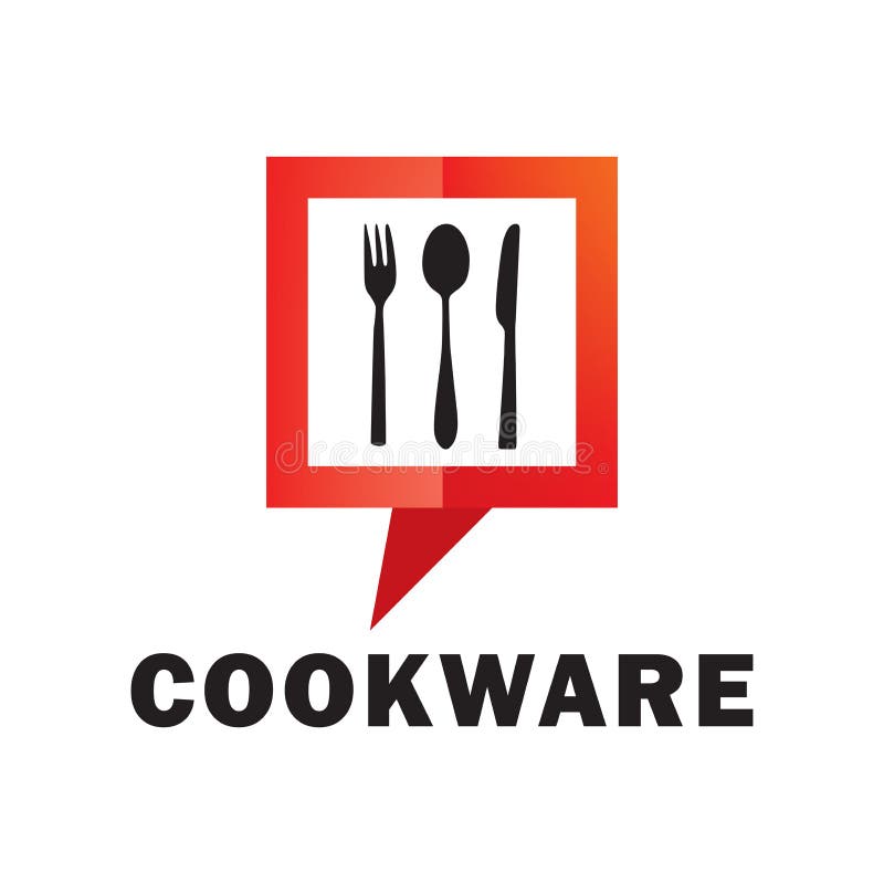 Vector Logo of the Cookware, Dining Utensils Store Stock Vector ...