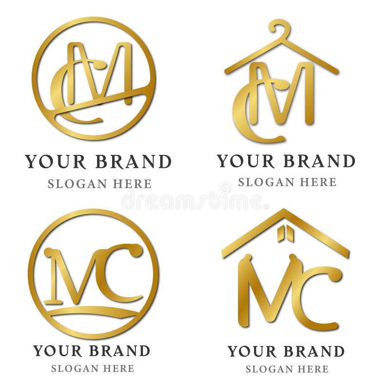 Vector Logo Creative Professional MC Logo Collections Template Stock ...