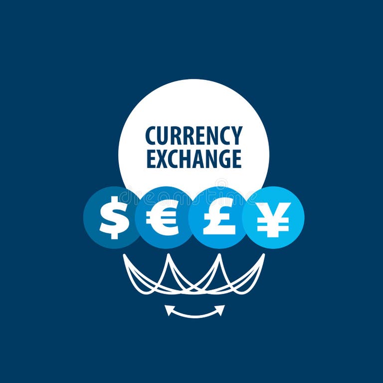 Vector Logo Currency Exchange Stock Vector - Illustration of european ...