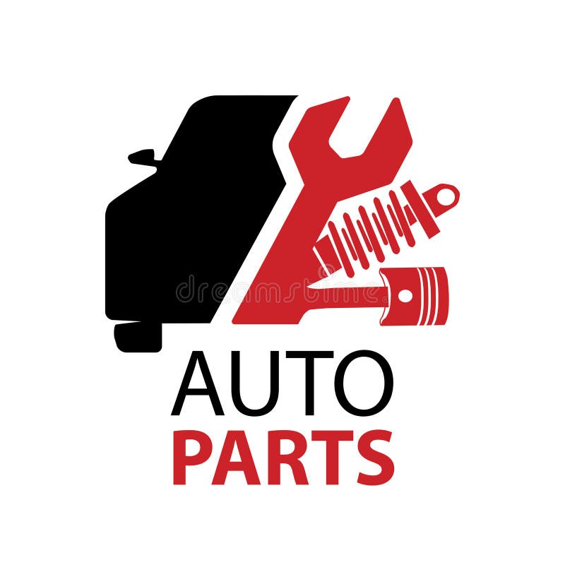 Vector Logo De Piezas De Coche Auto Reparación Ilustración del Vector ...
