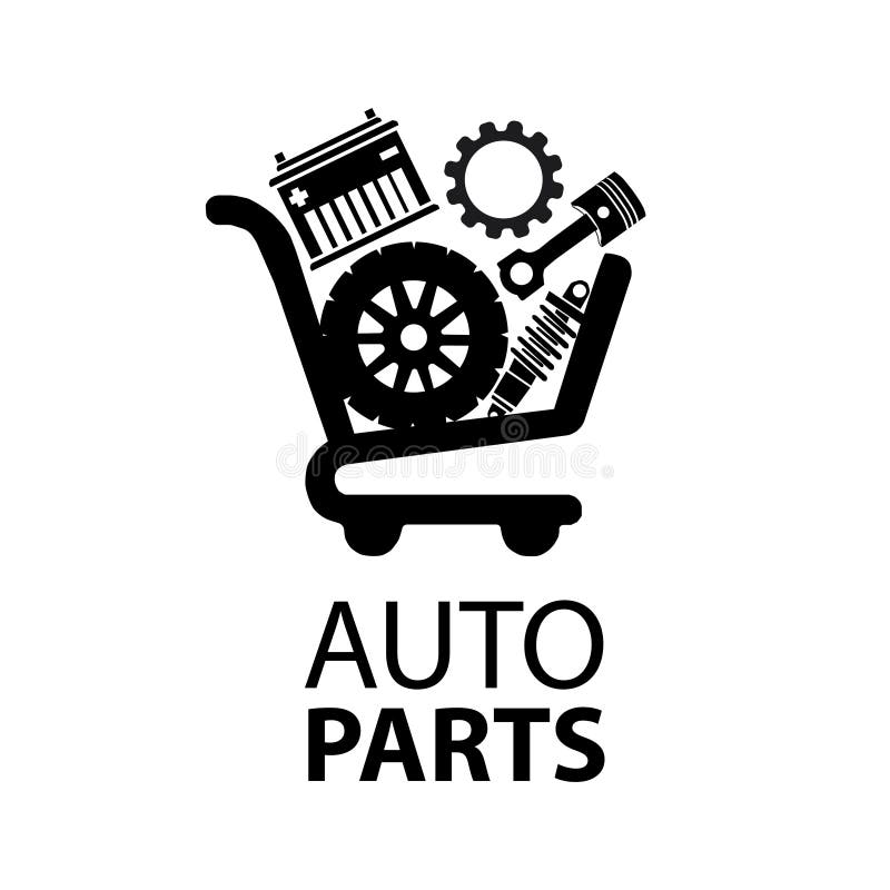 Vector Logo De Piezas De Coche Auto Reparación Ilustración del Vector ...