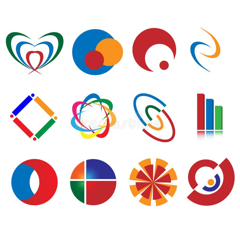 Vector logo design stock vector. Illustration of colors - 12549923