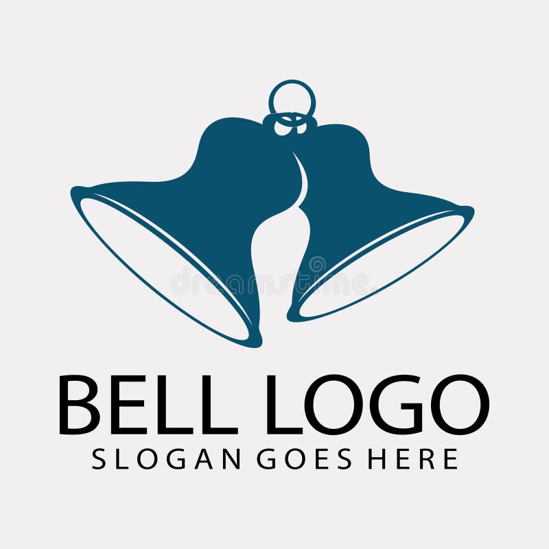 Vector logo design bell stock vector. Illustration of flat - 295325999