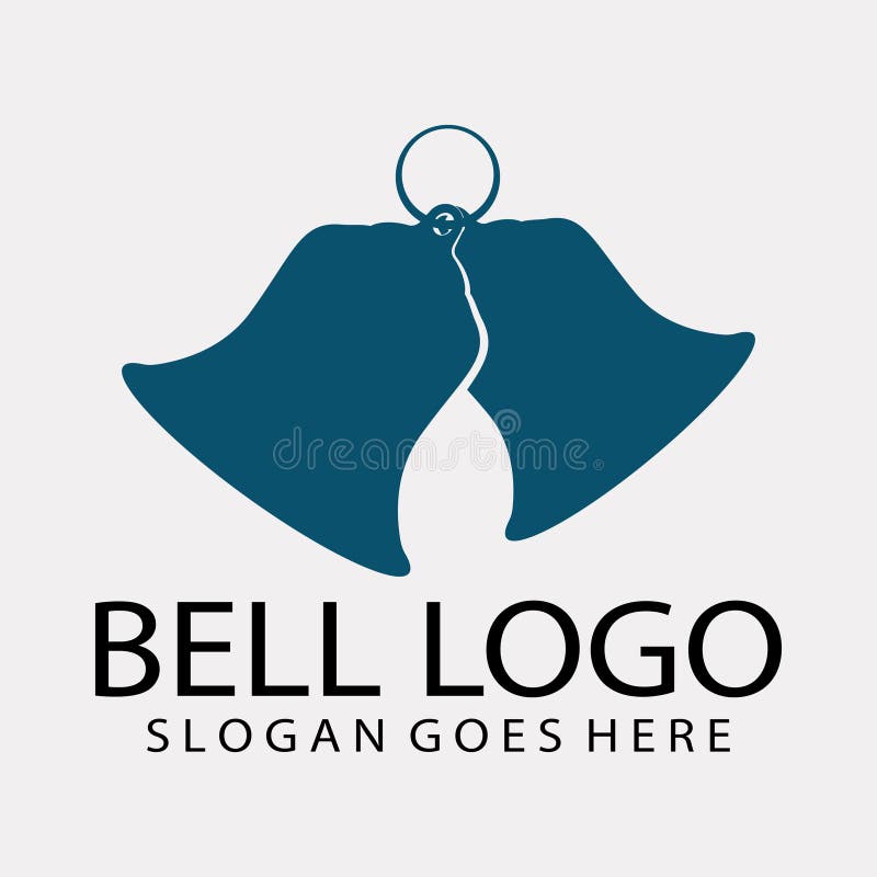 Vector logo design bell stock vector. Illustration of christmas - 295326124