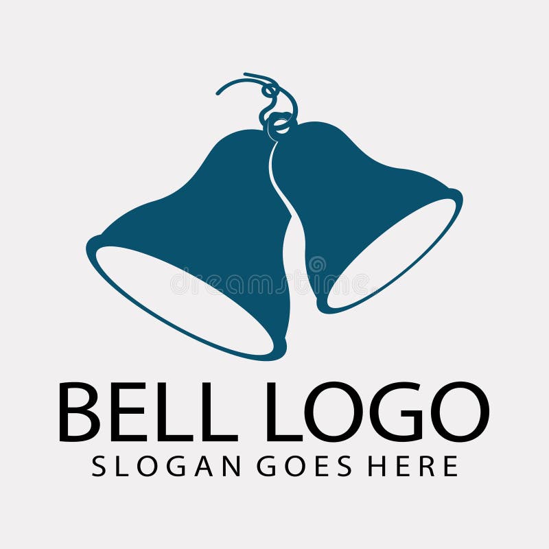 Vector logo design bell stock vector. Illustration of winter - 295326170
