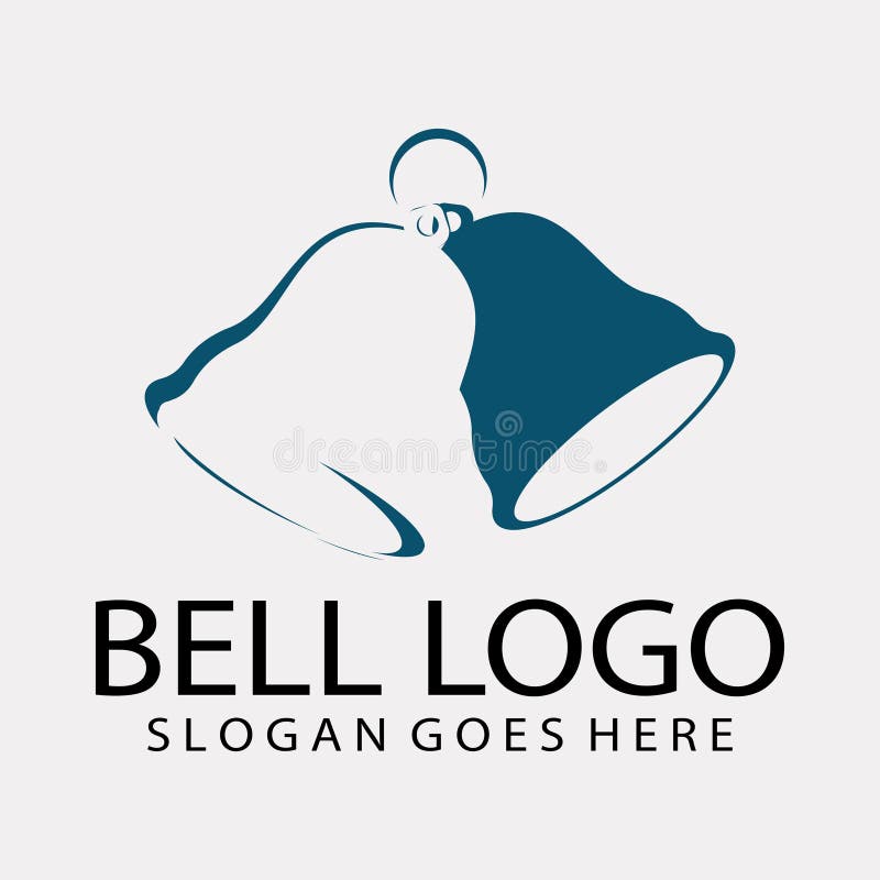 Vector logo design bell stock vector. Illustration of december - 295326242