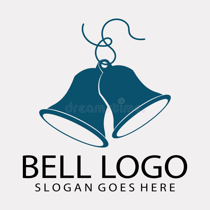 Vector logo design bell stock vector. Illustration of card - 295326327