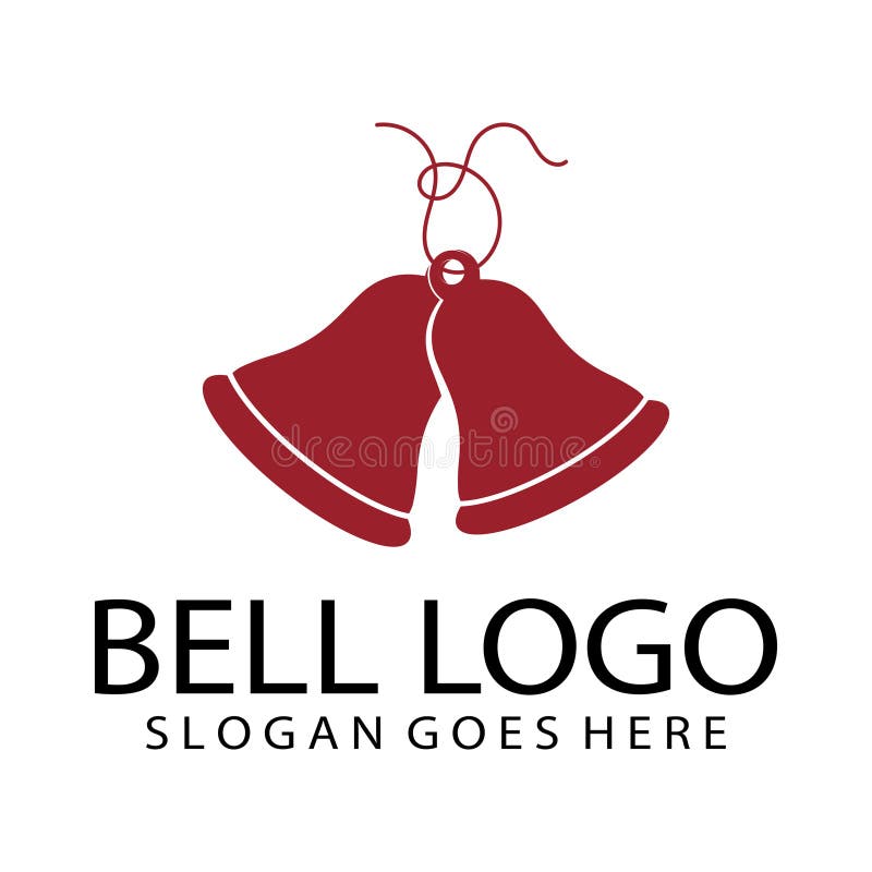 Vector logo design bell stock vector. Illustration of winter - 295438254
