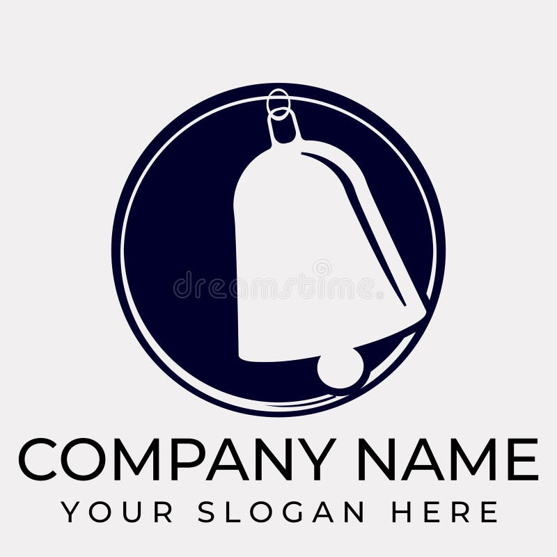 Vector logo design bell stock vector. Illustration of holiday - 326700406