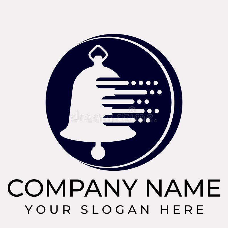 Vector logo design bell stock vector. Illustration of icon - 326700628