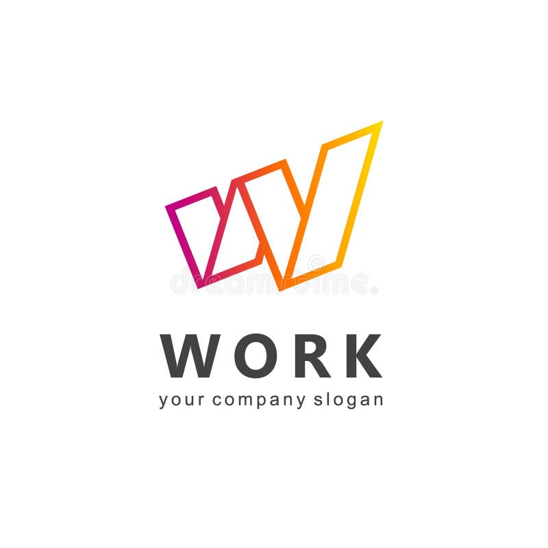 Vector Logo Design for Business. Letter W. Vector Template Stock Vector ...