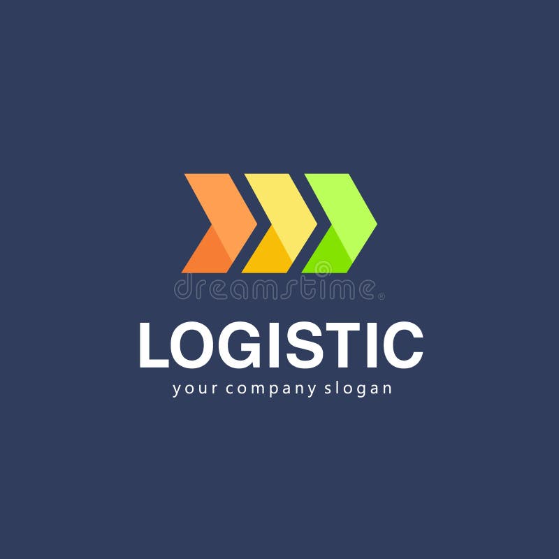Vector Logo Design for Business, Logistics Company Stock Vector ...