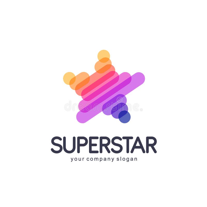 Vector Logo Design for Business. Star Sign Stock Vector - Illustration ...
