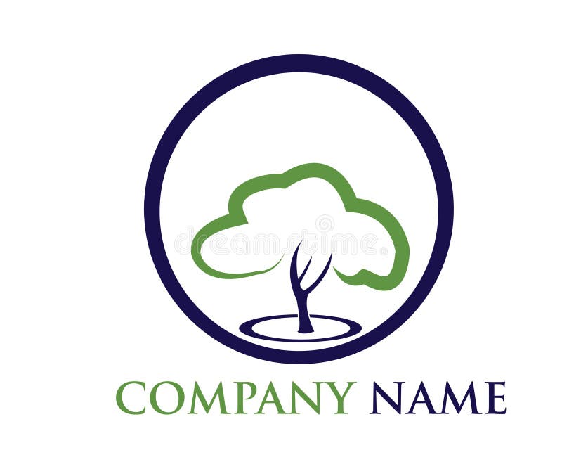 Vector Logo Design Company in the Field of Ecosystem Stock Vector ...