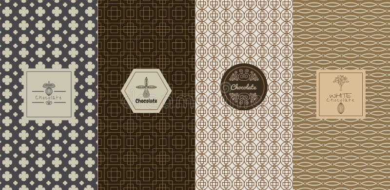 Vector Logo Design Concepts and Templates in Trendy Linear Style Stock ...