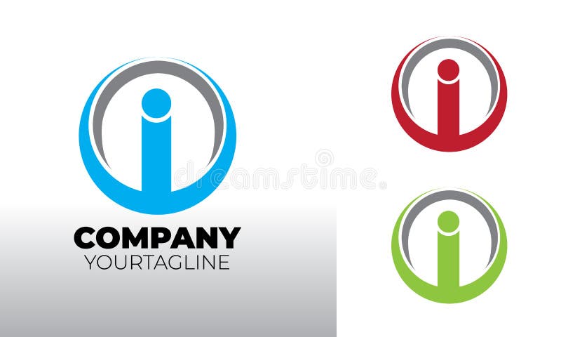 Design Logo Letter I Simple and Unique Stock Illustration ...