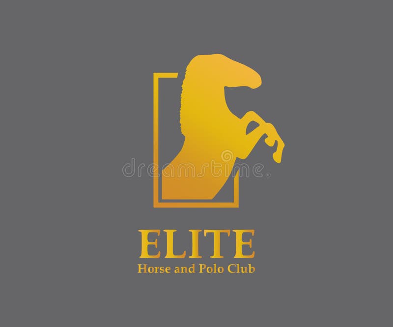 Vector Logo Design Element. Horse, Steed Stock Vector - Illustration of ...