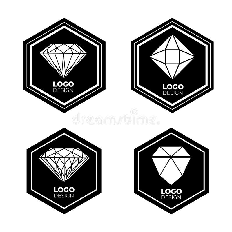 Vector Logo Design Elements Set Stock Vector - Illustration of business ...