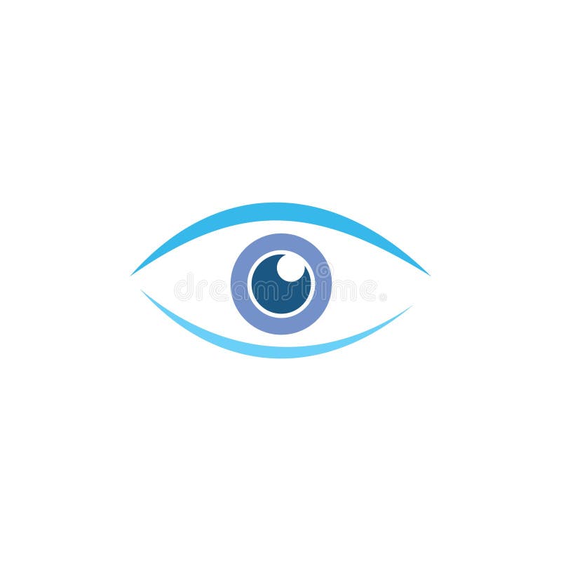 Vector Logo Design of Eye Health Vision Stock Vector - Illustration of ...