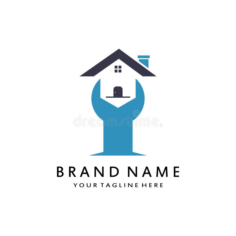 Vector Logo Design Illustration Construction, Home Improvement and ...