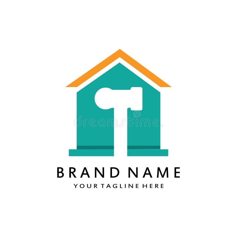 Vector Logo Design Illustration Construction, Home Improvement and ...